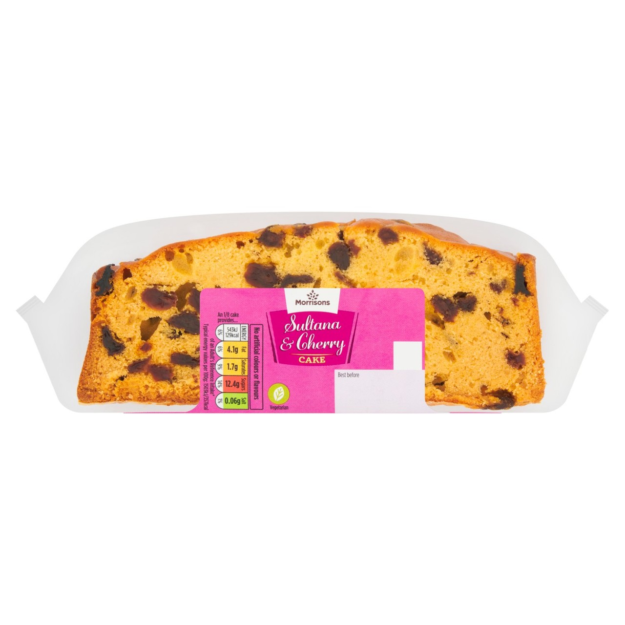 Morrisons Sultana & Cherry Slab Cake - Morrisons Online Groceries & Offers