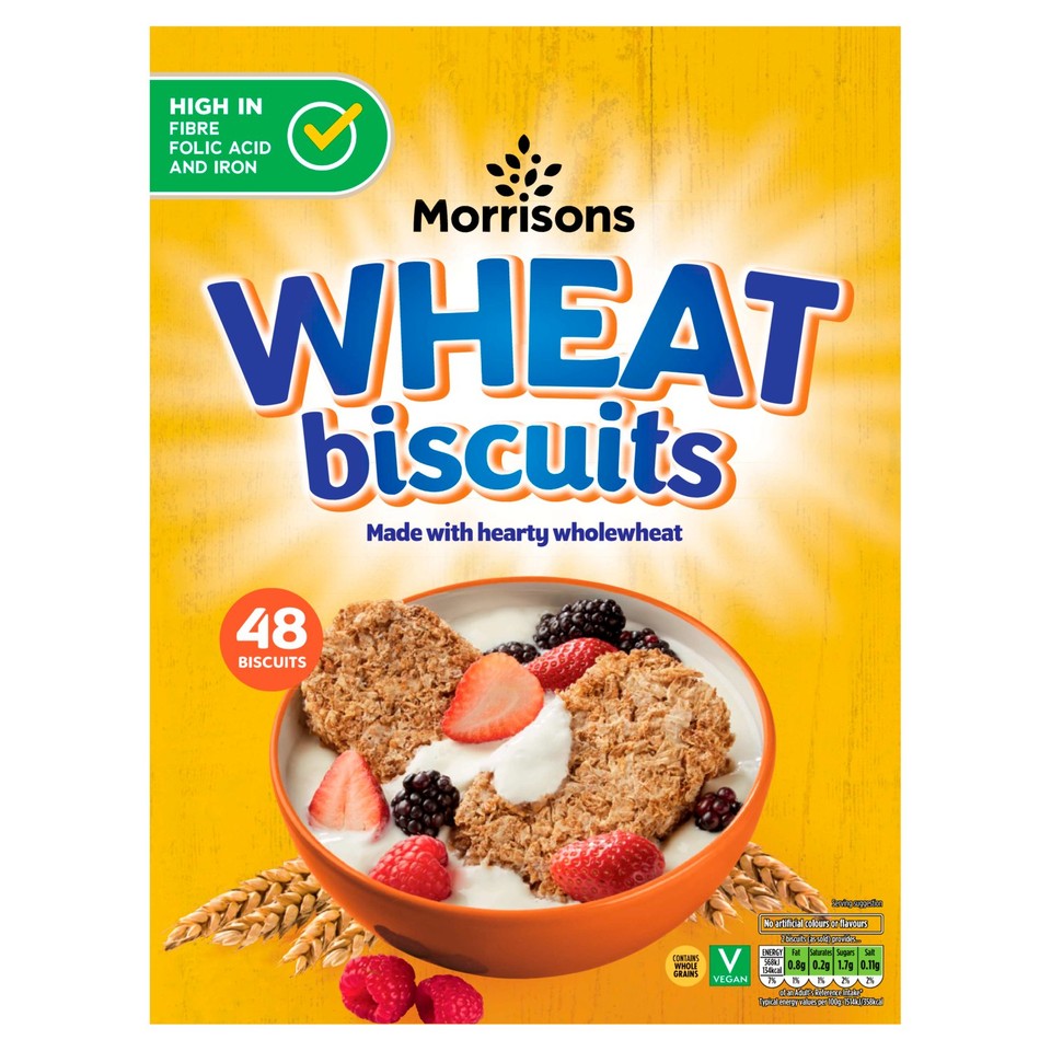 Morrisons Wheat Biscuits 48 Pack - Morrisons Online Groceries & Offers