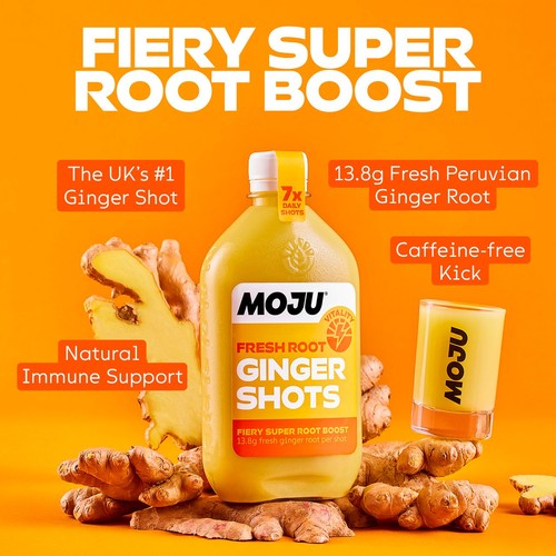 Moju Ginger Vitality Dosing Bottle 7x Shots - Morrisons Online ...
