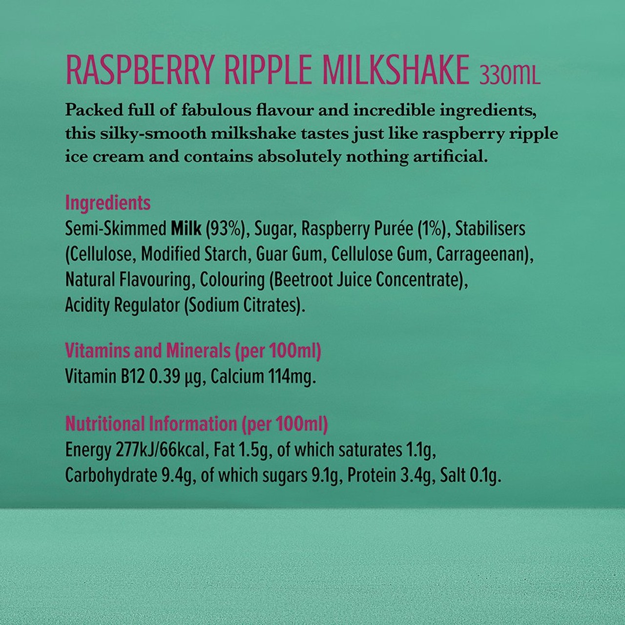 Shaken Udder Raspberry Ripple Milkshake - Morrisons Online Groceries ...