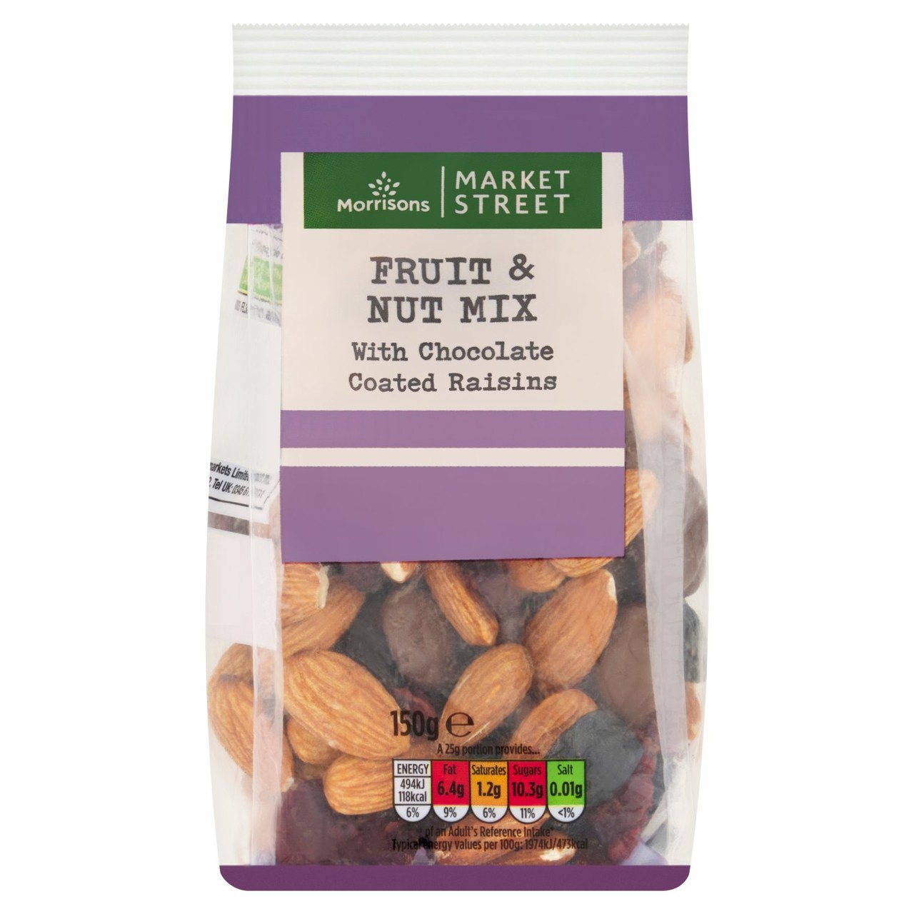 Morrisons Chocolate Fruit & Nut Medley - Morrisons Online Groceries ...