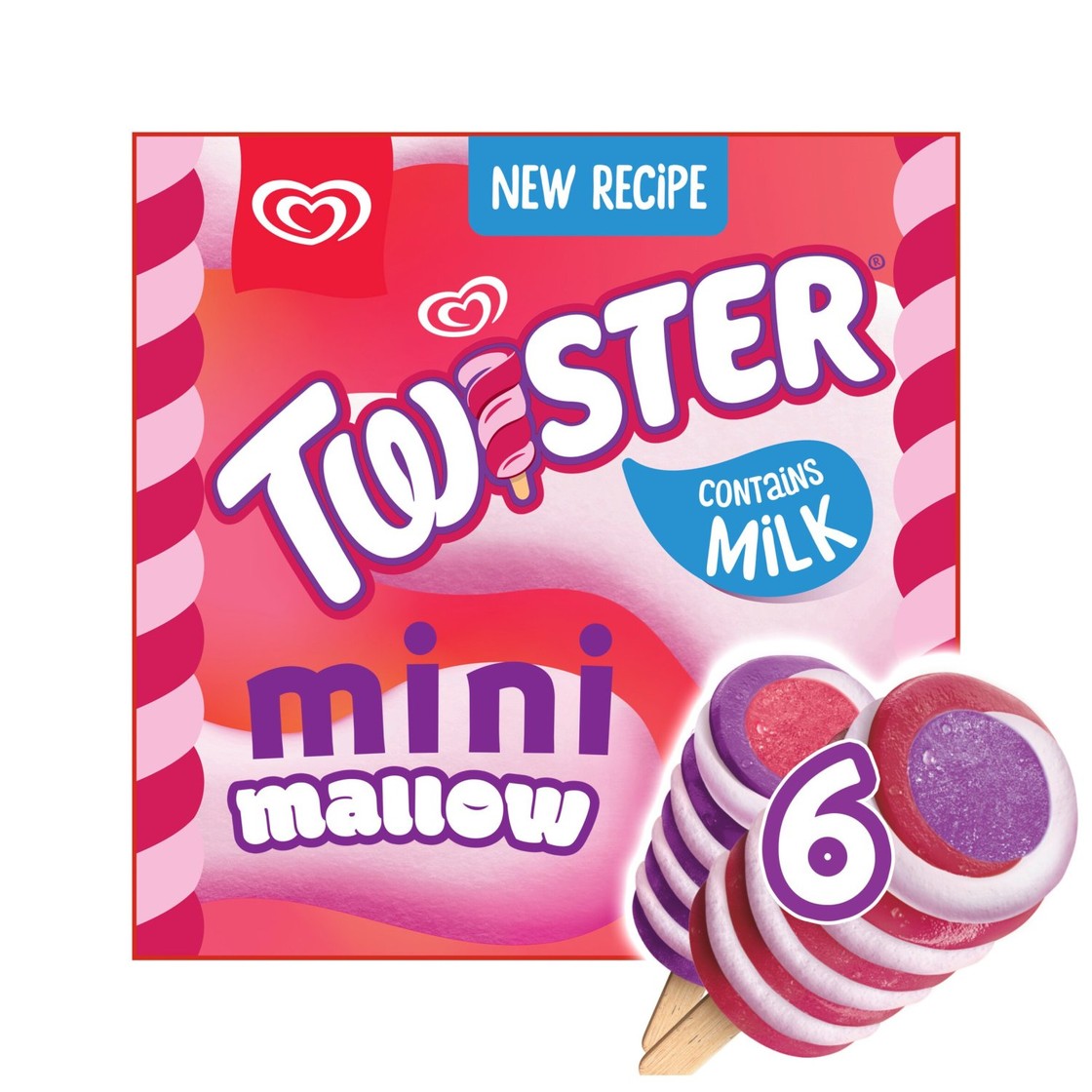 Twister Mini Mallow Ice Cream Lollies 6 x 50ml - Morrisons Online ...
