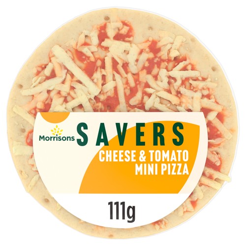 Morrisons Savers Cheese & Tomato Mini Pizza 111g - Morrisons Online ...