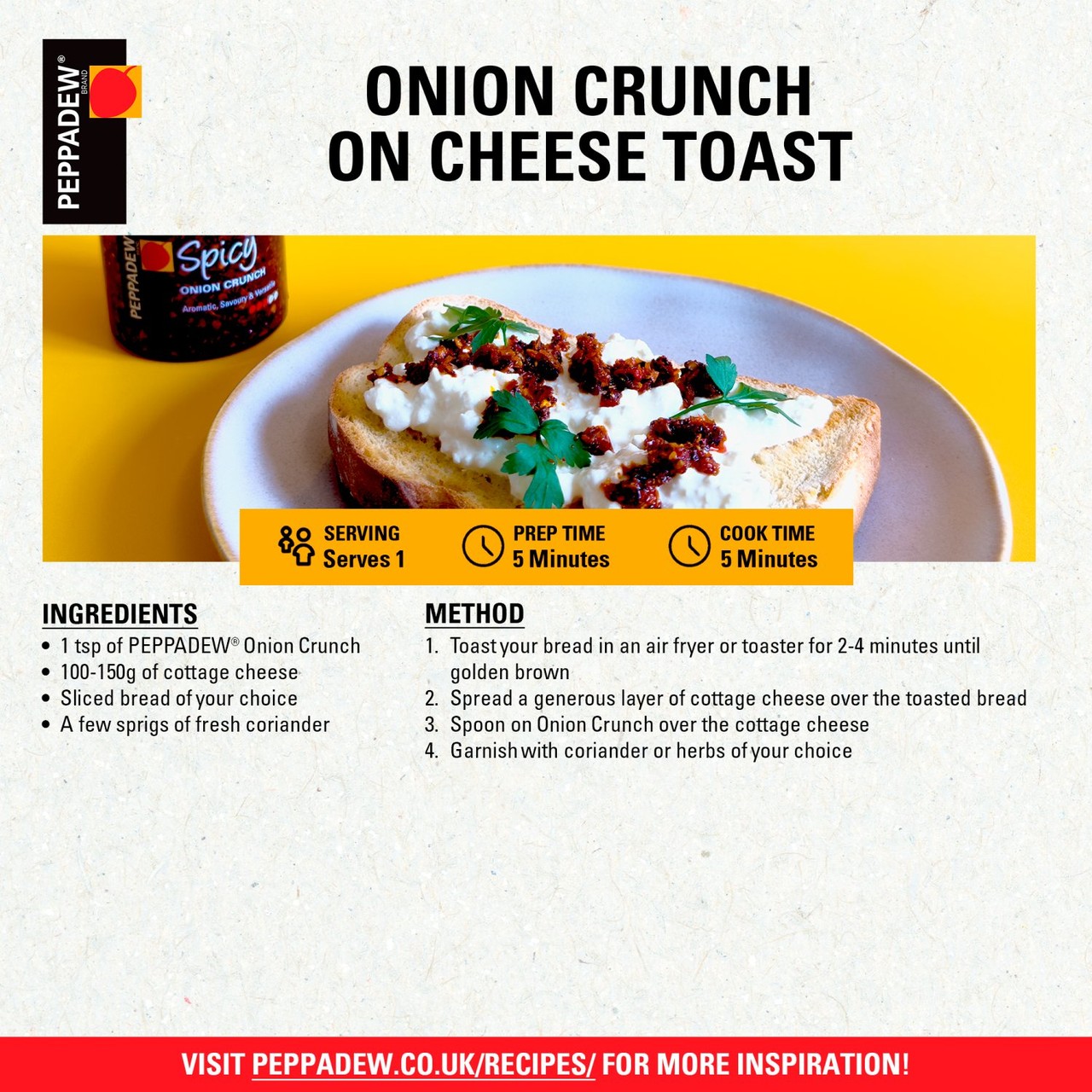 Peppadew Spicy Onion Crunch - Morrisons Online Groceries & Offers