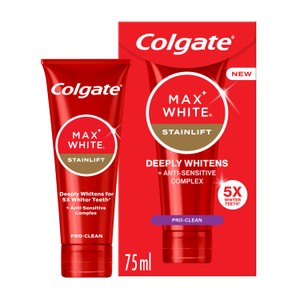 Colgate Max White Stain Lift Toothpaste - Morrisons Online Groceries ...
