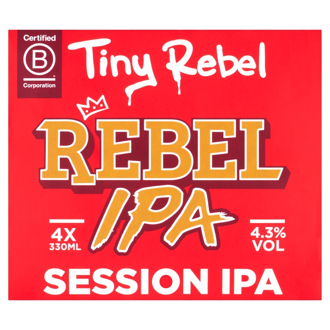 Tiny Rebel Rebel IPA 4x330ml - Morrisons Online Groceries & Offers