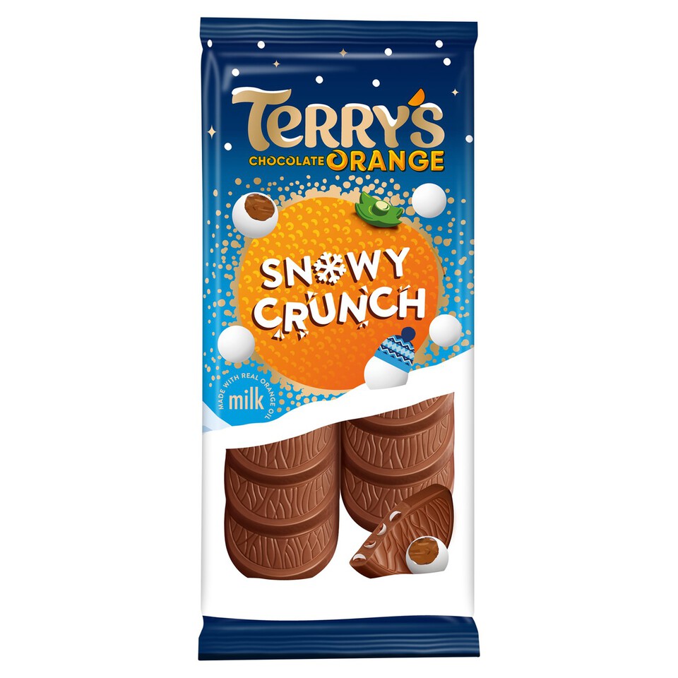 Terry's Chocolate Orange Snowy Crunch Bar 90g - Morrisons Online ...