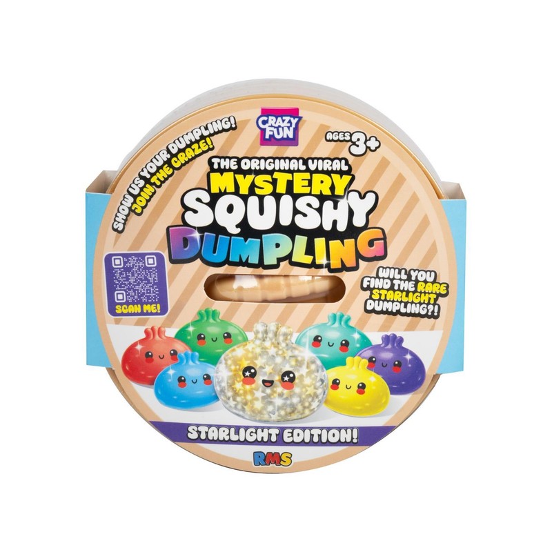 Crazy Fun Shimmering Starlight Edition Squishy Dumpling Toy - Morrisons ...