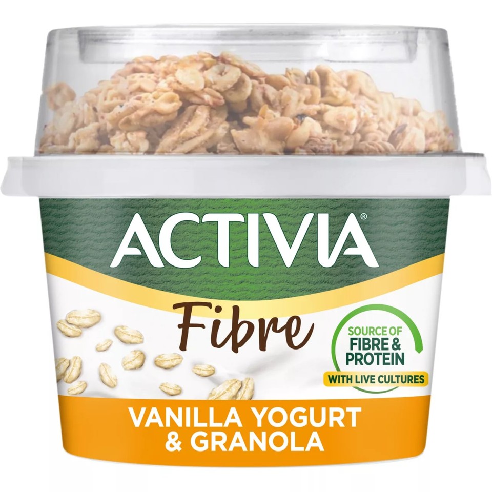 Activia Vanilla & Granola Breakfast Pot With Spoon 165g - Morrisons ...
