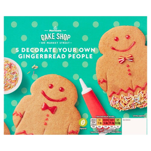 Market Street Decorate Your Own Gingerbread People Set - Morrisons ...