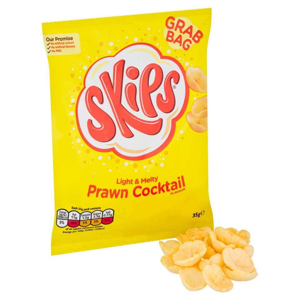 Skips Prawn Cocktail Crisps - Morrisons Online Groceries & Offers