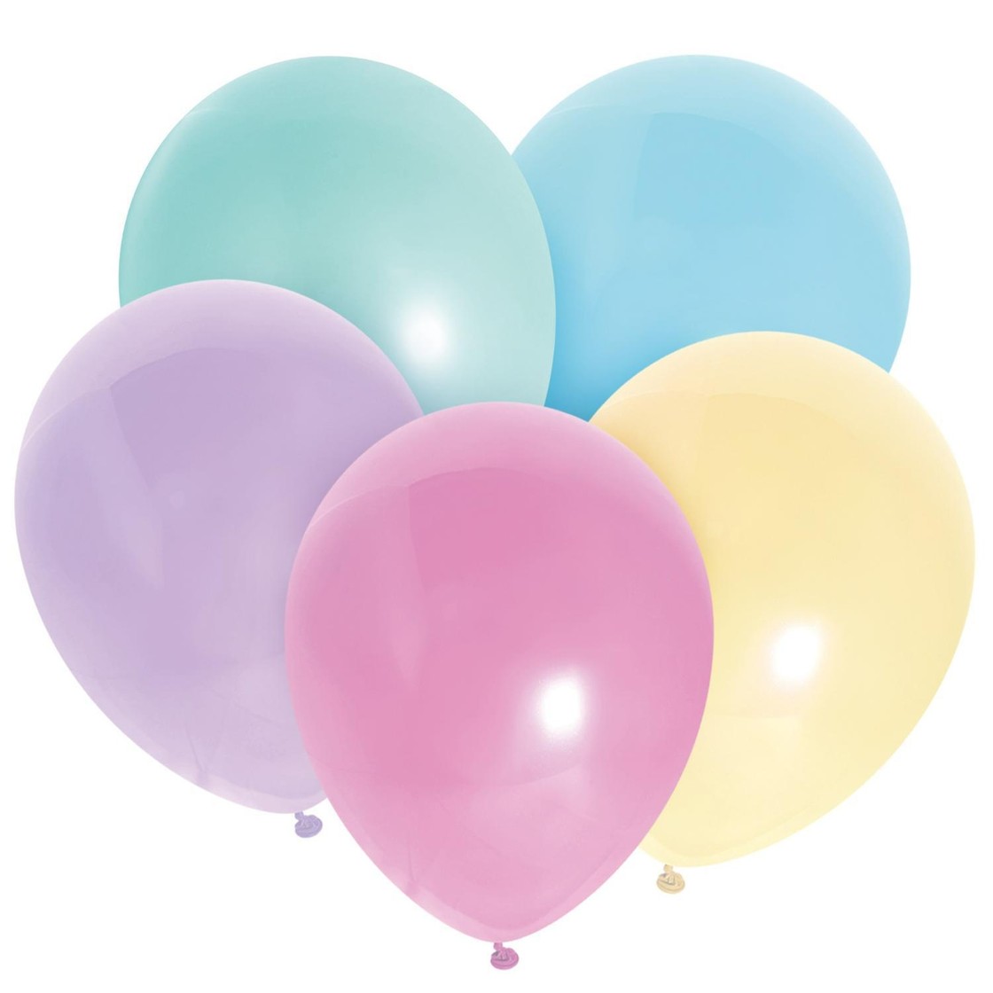 Nutmeg Pastel Mix Latex Balloons - Morrisons Online Groceries & Offers