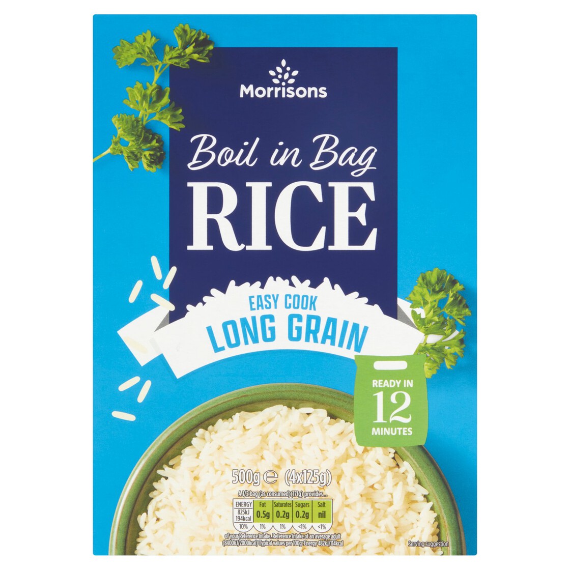 Morrisons Long Grain Boil In The Bag Rice - Morrisons Online Groceries ...