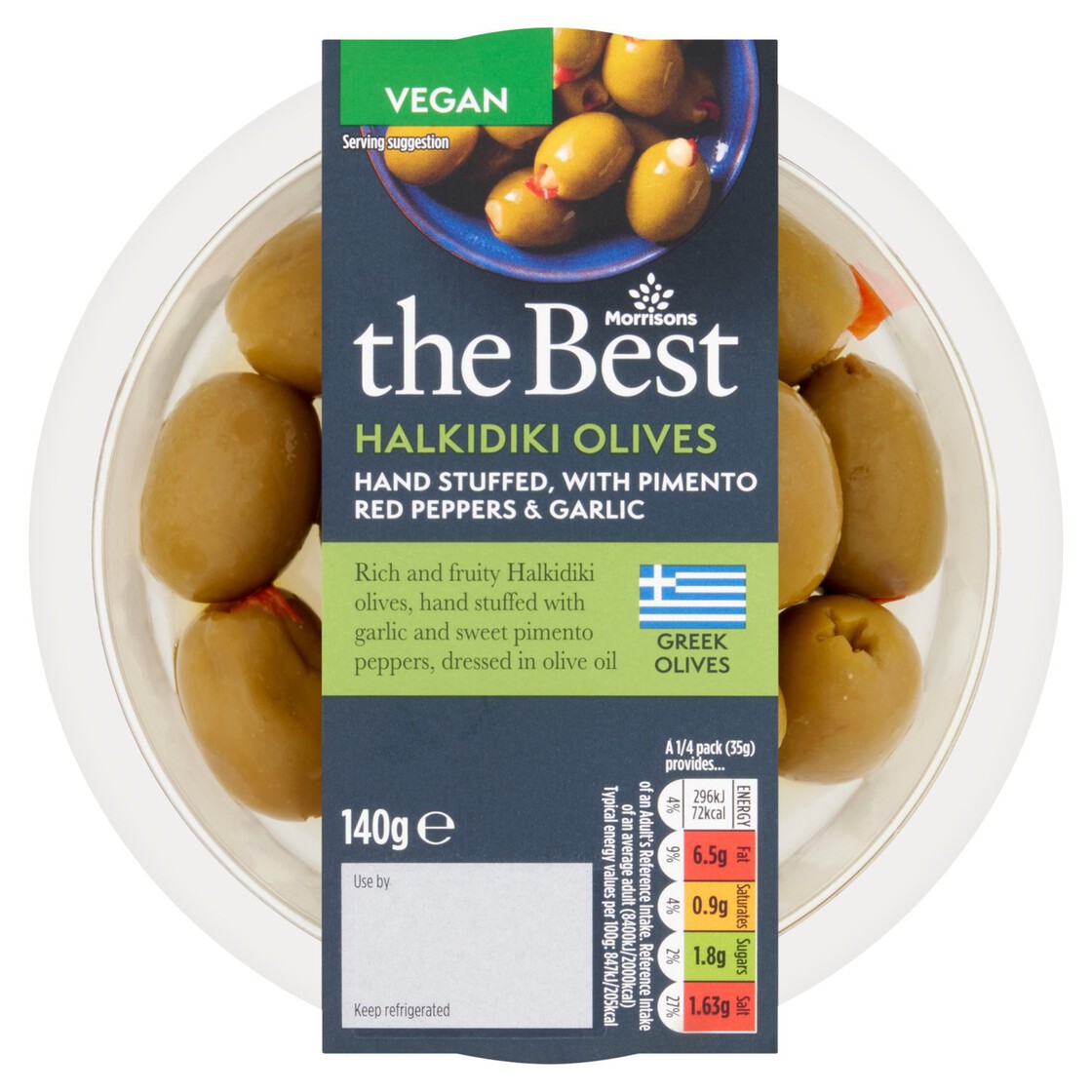 Morrisons The Best Double Stuffed Olives - Morrisons Online Groceries ...