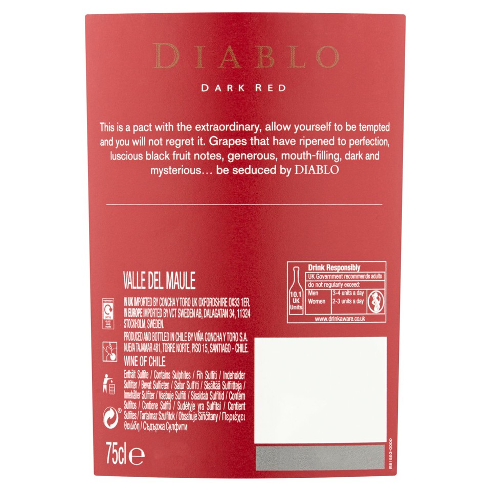 Diablo Dark Red - Morrisons Online Groceries & Offers