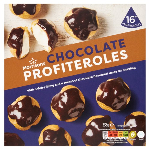 Morrisons Profiteroles 16 Pack - Morrisons Online Groceries & Offers