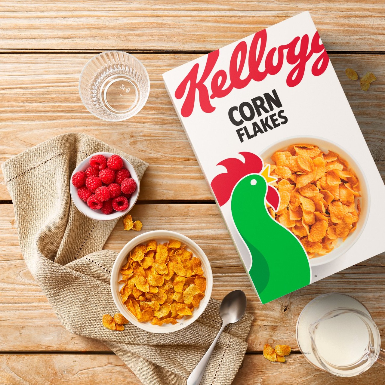 Kellogg's Corn Flakes Breakfast Cereal 1kg - Morrisons Online Groceries & Offers
