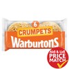 Warburtons 6 Crumpets - Morrisons Online Groceries & Offers