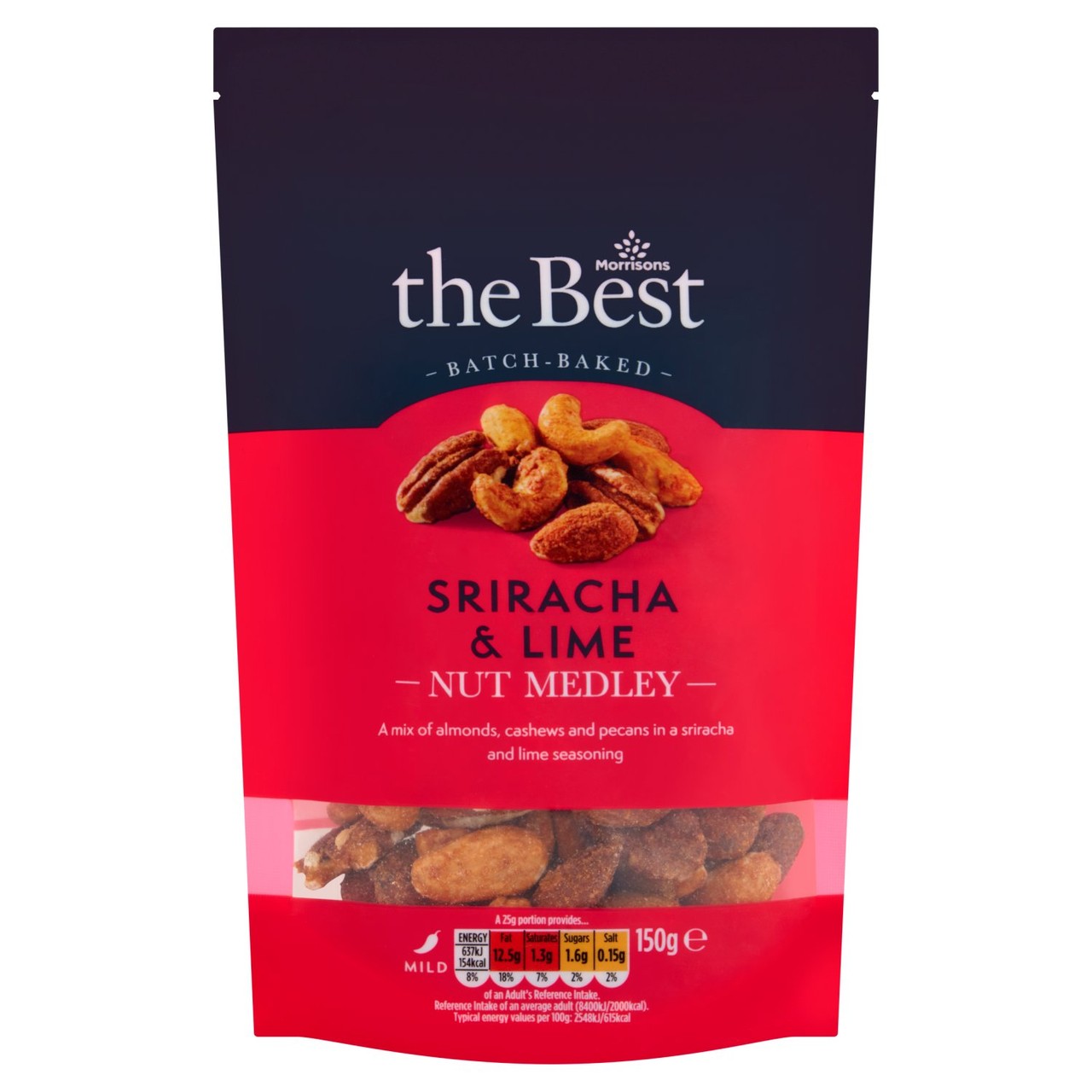Morrisons The Best Sriracha & Lime Nut Medley 150g - Morrisons Online ...