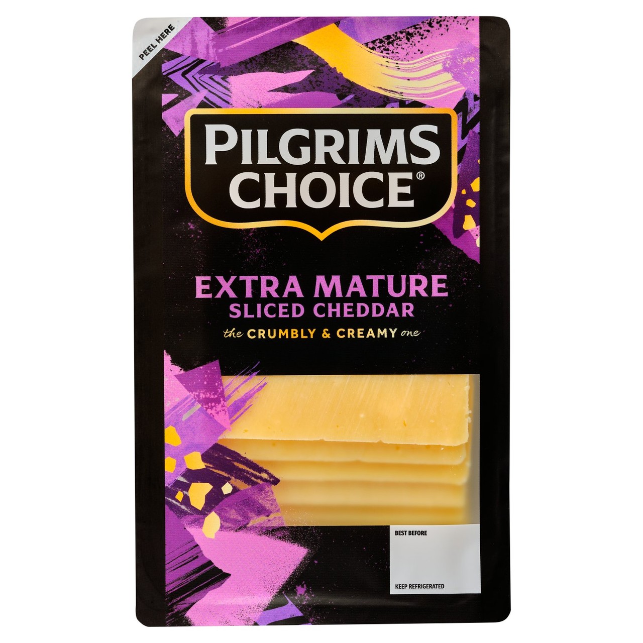 Pilgrims Choice Sliced Extra Mature Cheddar - Morrisons Online ...