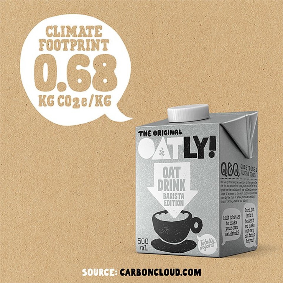 Oatly Oat Drink Barista Edition Chilled 500ml - Morrisons Online ...