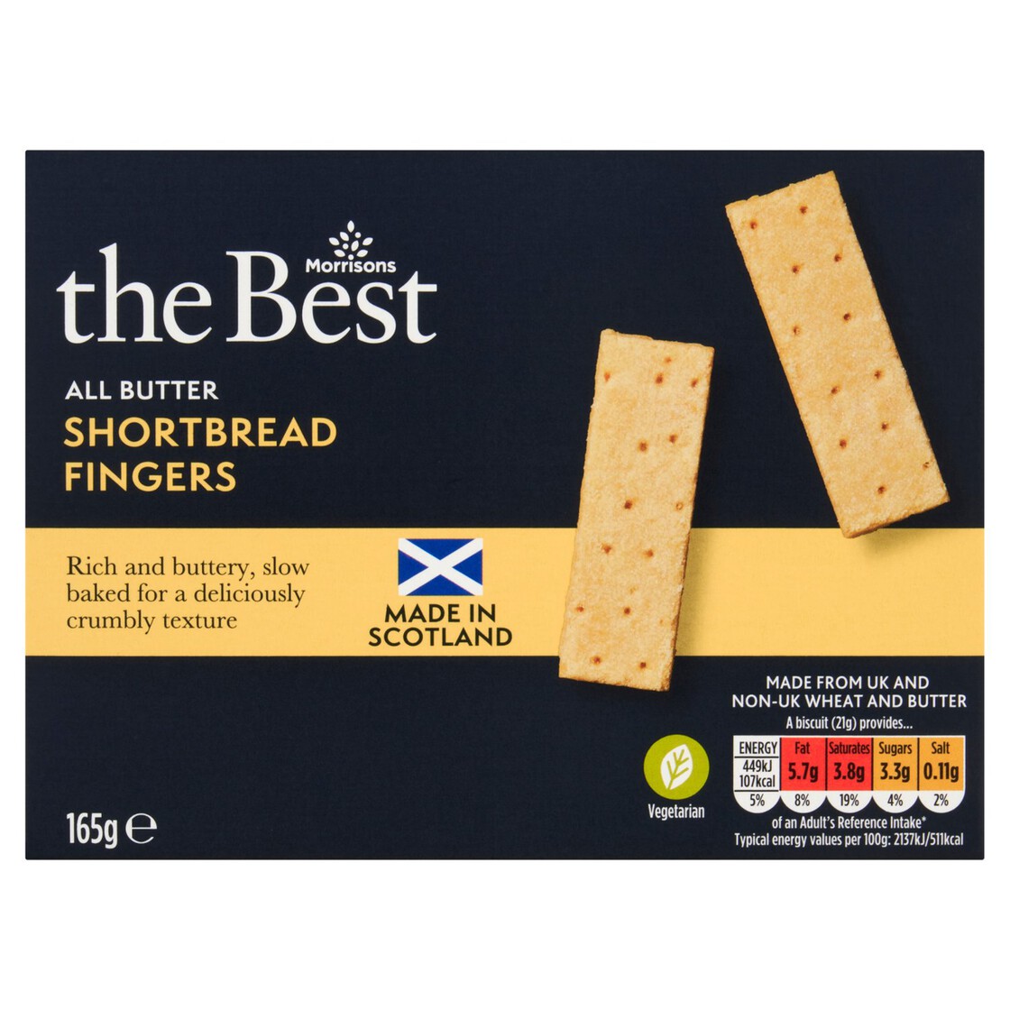 Morrisons The Best All Butter Shortbread Fingers - Morrisons Online ...