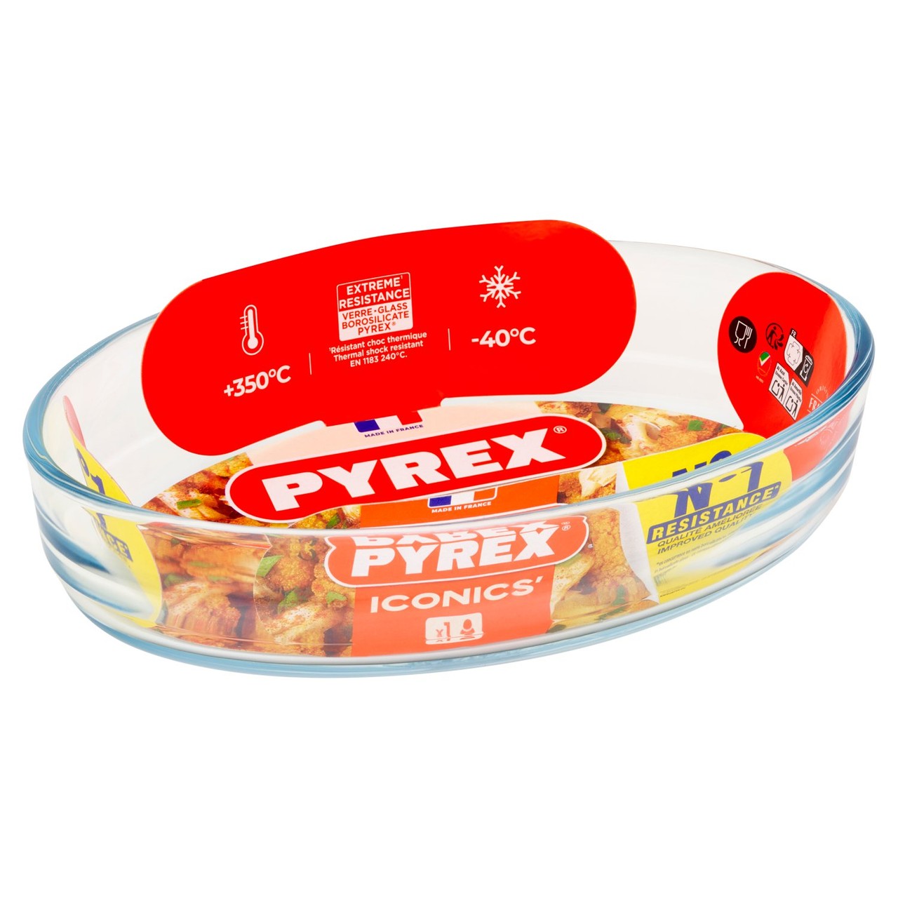 Pyrex Clear Oval 21cm Roaster - Morrisons Online Groceries & Offers