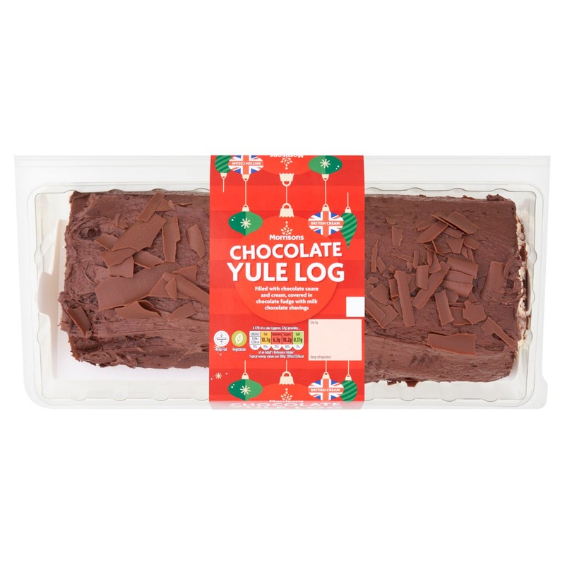 Morrisons Chocolate Yule Log - Morrisons Online Groceries & Offers