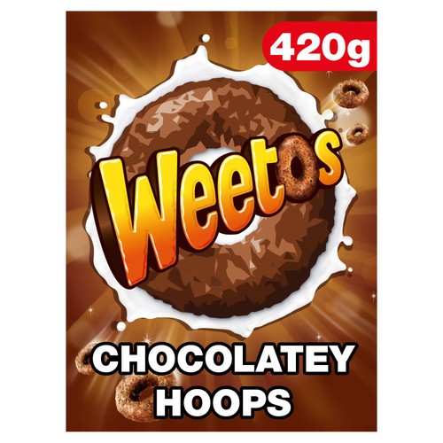 Weetos Chocolatey Hoops Cereal - Morrisons Online Groceries & Offers