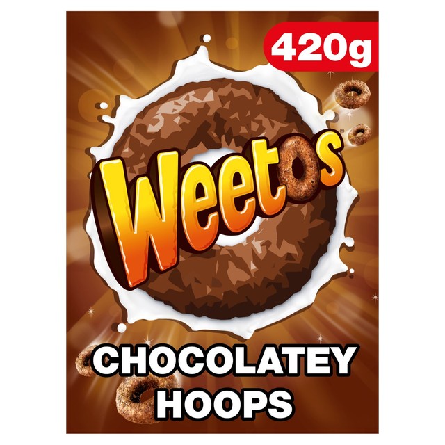 Weetos Chocolatey Hoops Cereal - Morrisons Online Groceries & Offers
