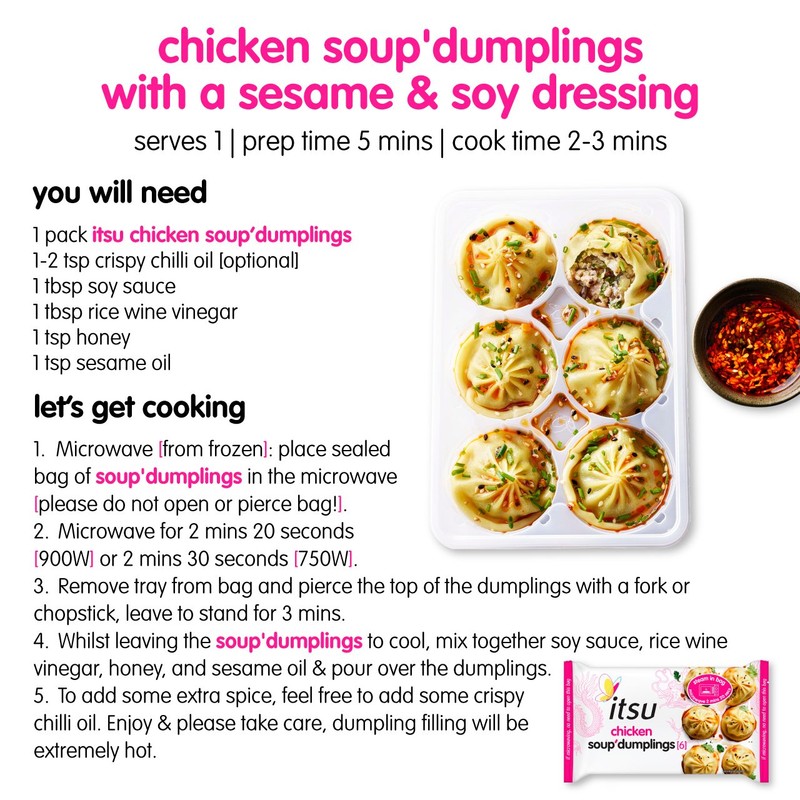 Itsu Chicken Soup Dumplings - Morrisons Online Groceries & Offers
