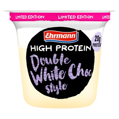 Ehrmann High Protein Pudding & Topping Double White Choc Style 200g ...