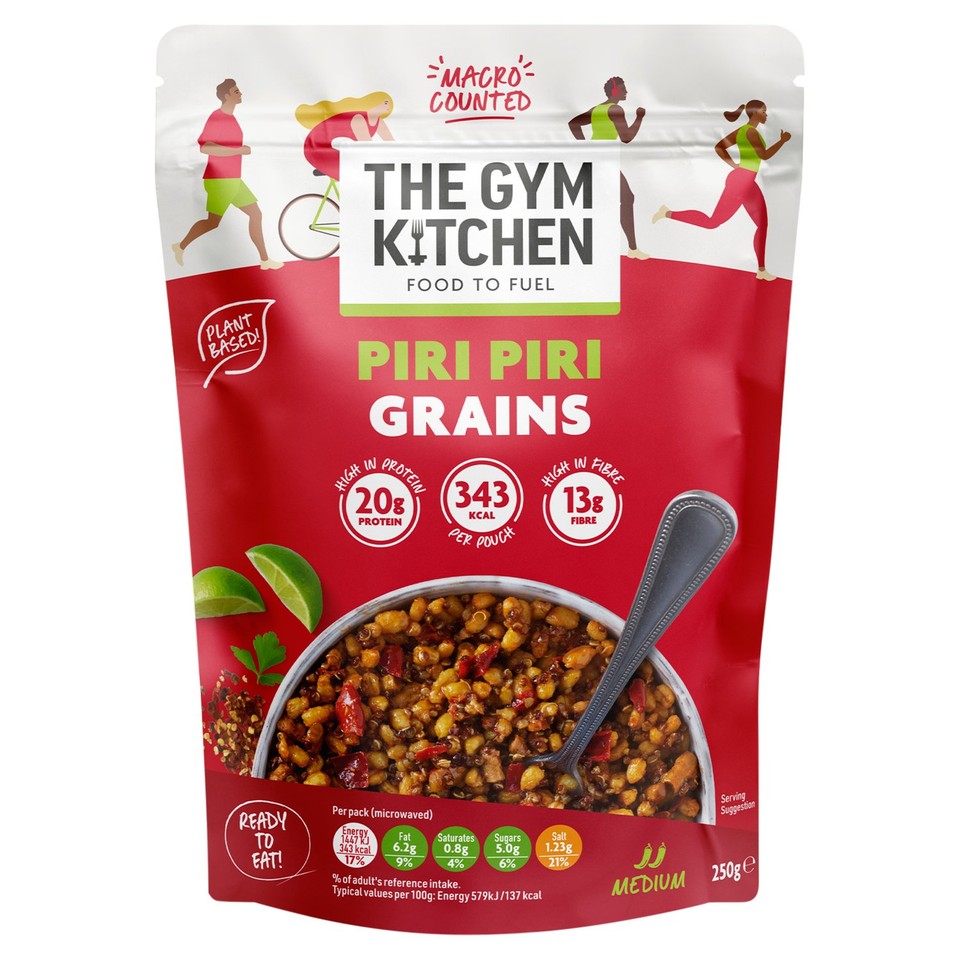 The Gym Kitchen Piri Piri Grains - Morrisons Online Groceries & Offers