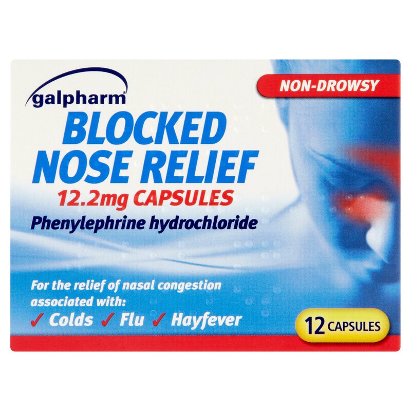 Galpharm Max Strength Decongestant Capsules 12pk - Morrisons Online ...