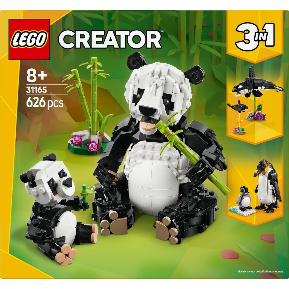 LEGO Creator 3in1 Wild Animals Panda Family 31165 - Morrisons Online ...