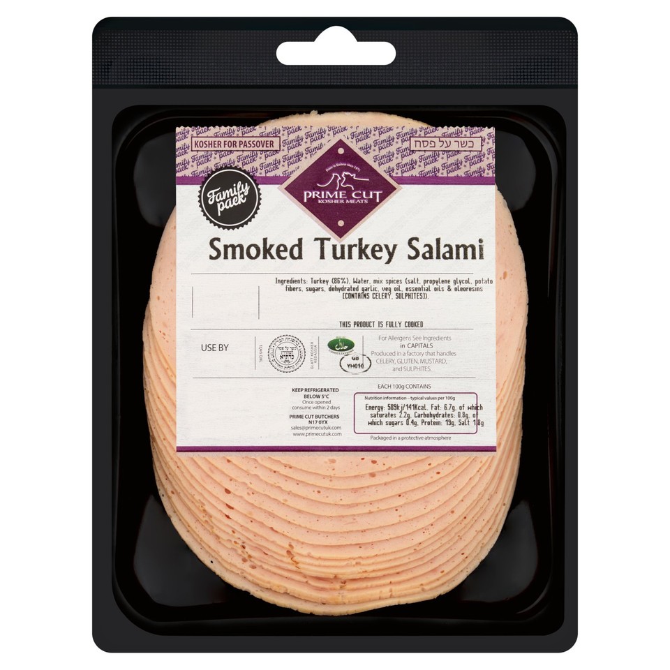 Prime Cut Smoked Turkey Salami Family Pack 220g - Morrisons Online ...