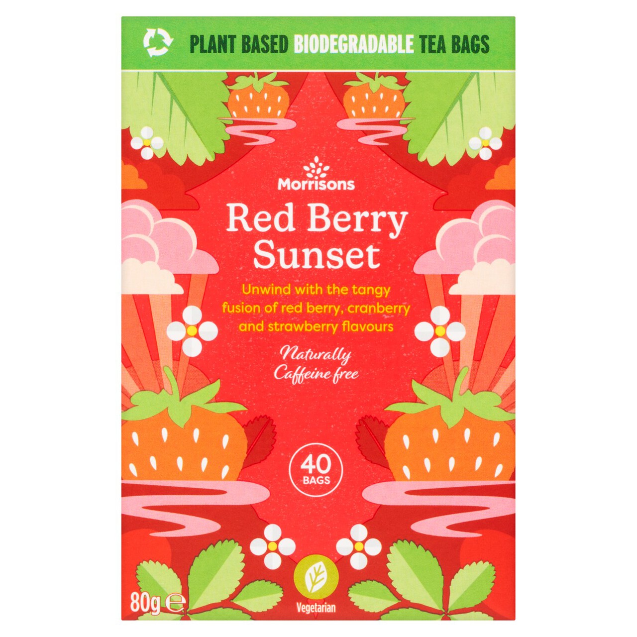 Morrisons Red Berry Blush Tea 40 Per Pack - Morrisons Online Groceries ...