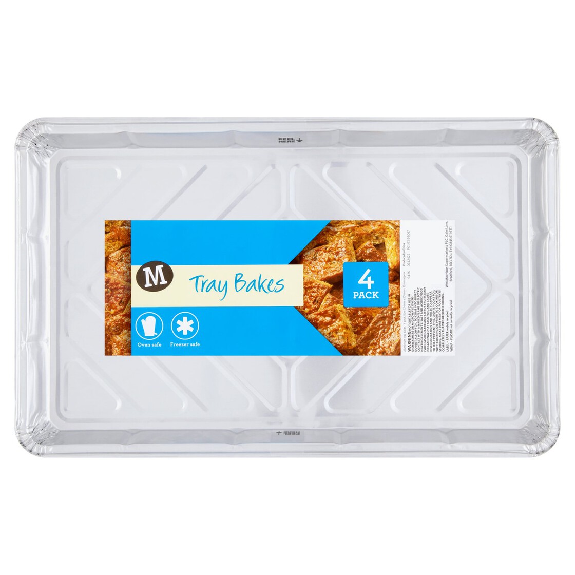 Morrisons Foil Tray Bakes 4 Pack - Morrisons Online Groceries & Offers