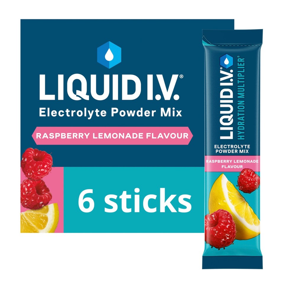 Liquid IV Hydration Raspberry Lemonade 6 Pack - Morrisons Online ...