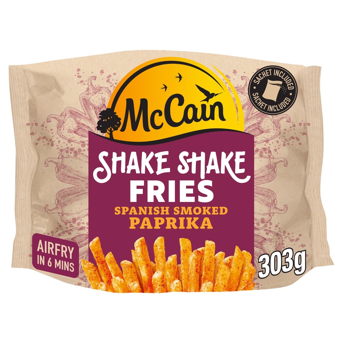 McCain Shake Shake Fries Paprika - Morrisons Online Groceries & Offers