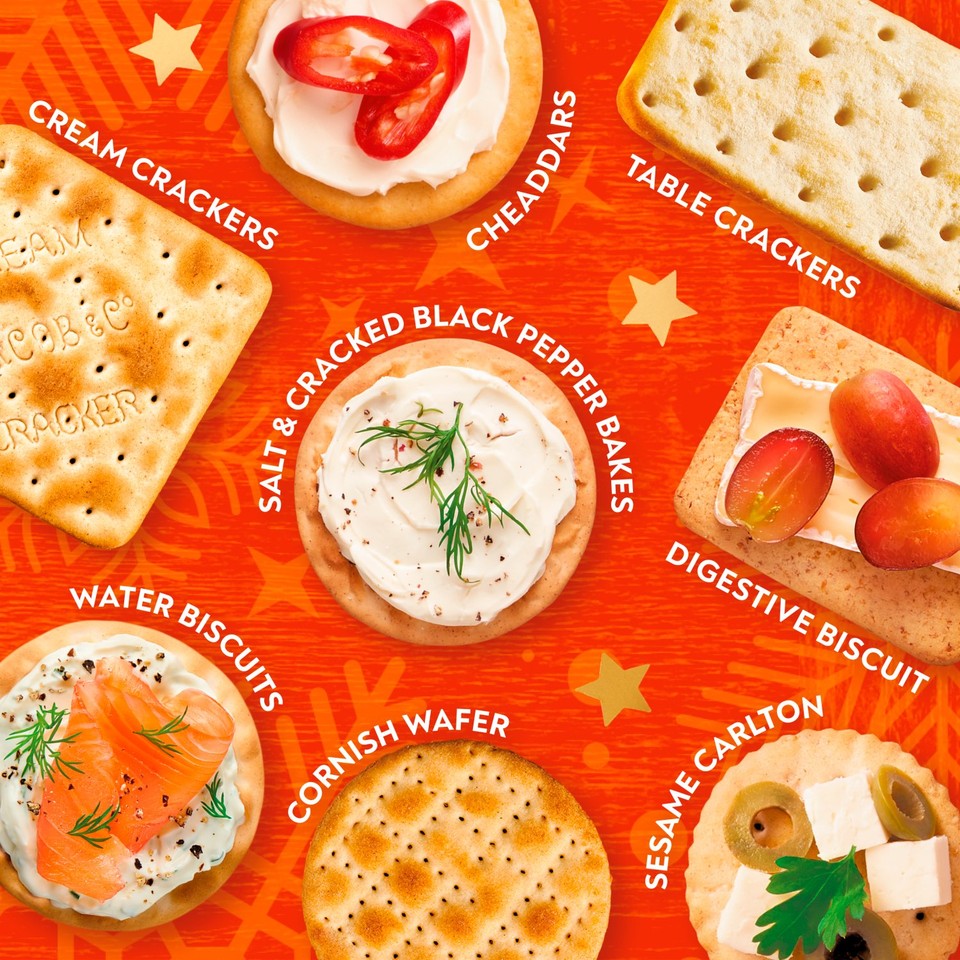 Jacob's The Selection 8 Cracker Varieties 900g - Morrisons Online ...