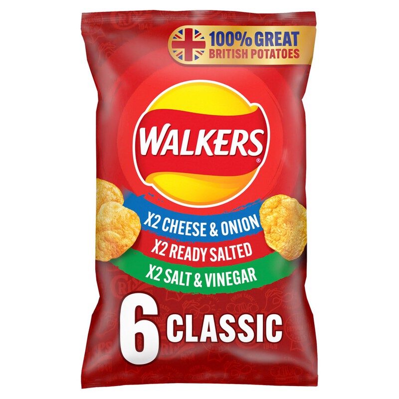 Walkers Classic Variety Multipack Crisps - Morrisons Online Groceries ...
