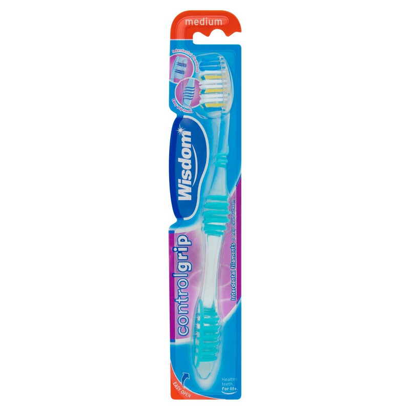 Wisdom Control Grip Medium Brush - Morrisons Online Groceries & Offers