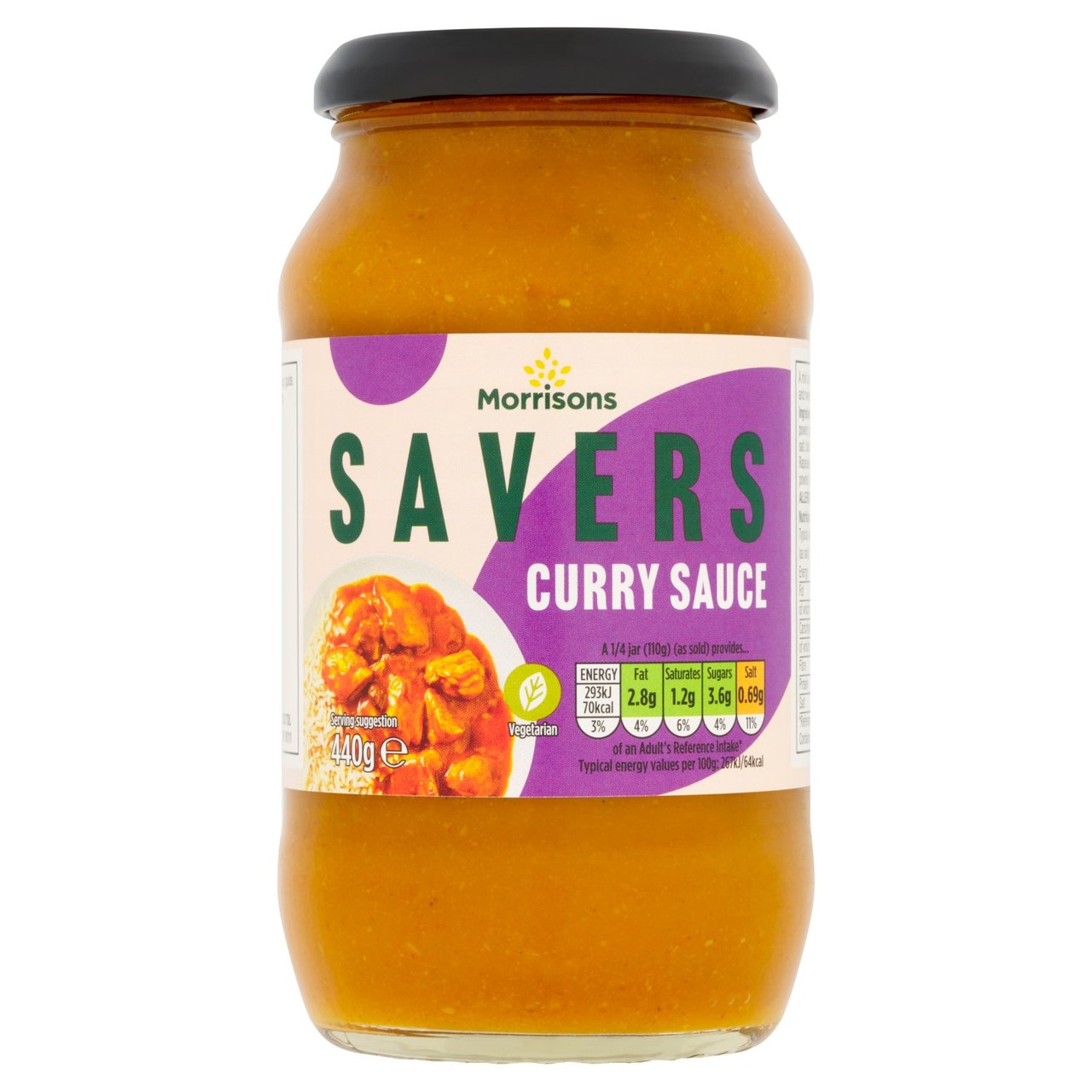 Morrisons Savers Curry Sauce 440g - Morrisons Online Groceries & Offers