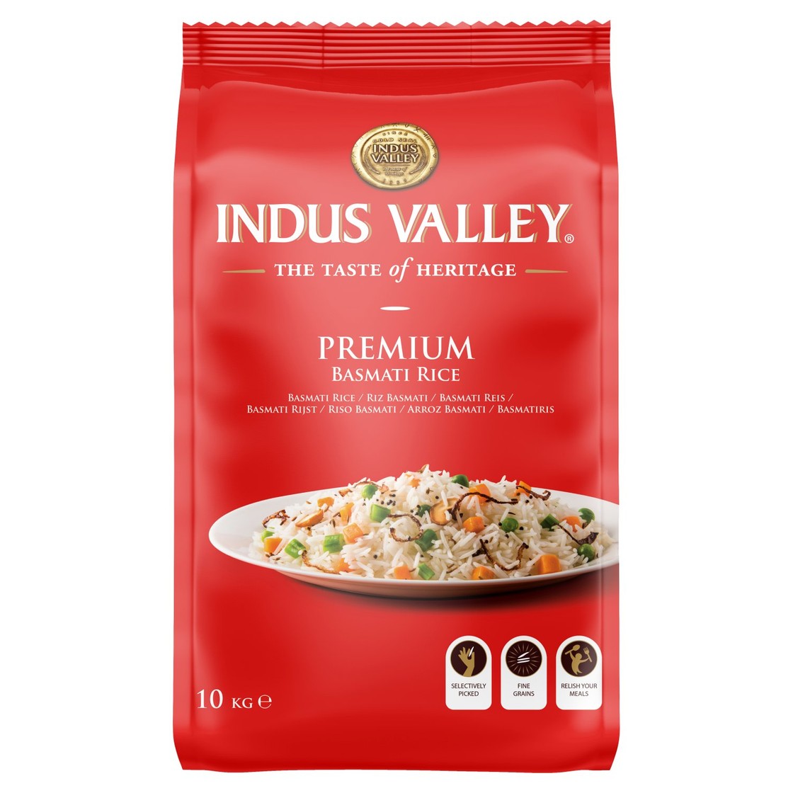 Indus Valley Premium Basmati Rice 10kg - Morrisons Online Groceries ...