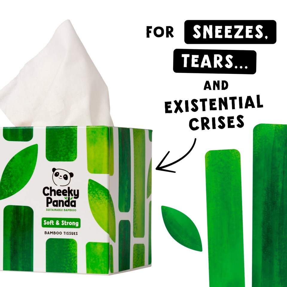 Cheeky Panda Classic Bamboo Cube Tissues (56 Tissues) - Morrisons ...