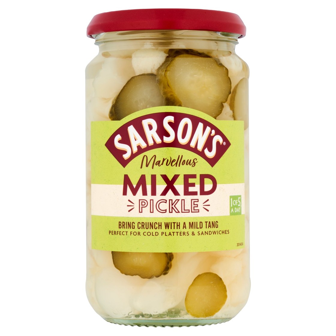 Sarsons Mixed Pickle (460g) - Morrisons Online Groceries & Offers