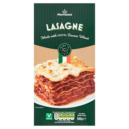Morrisons Lasagne Sheets - Morrisons Online Groceries & Offers