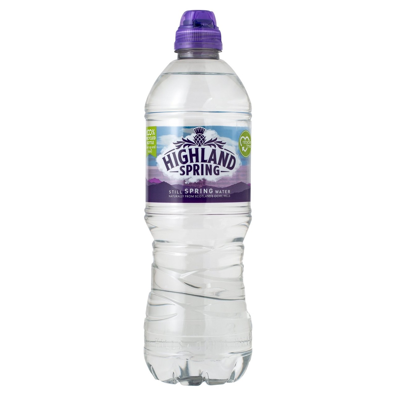 Highland Spring Eco Bottle Still Spring Water Sports Cap - Morrisons ...