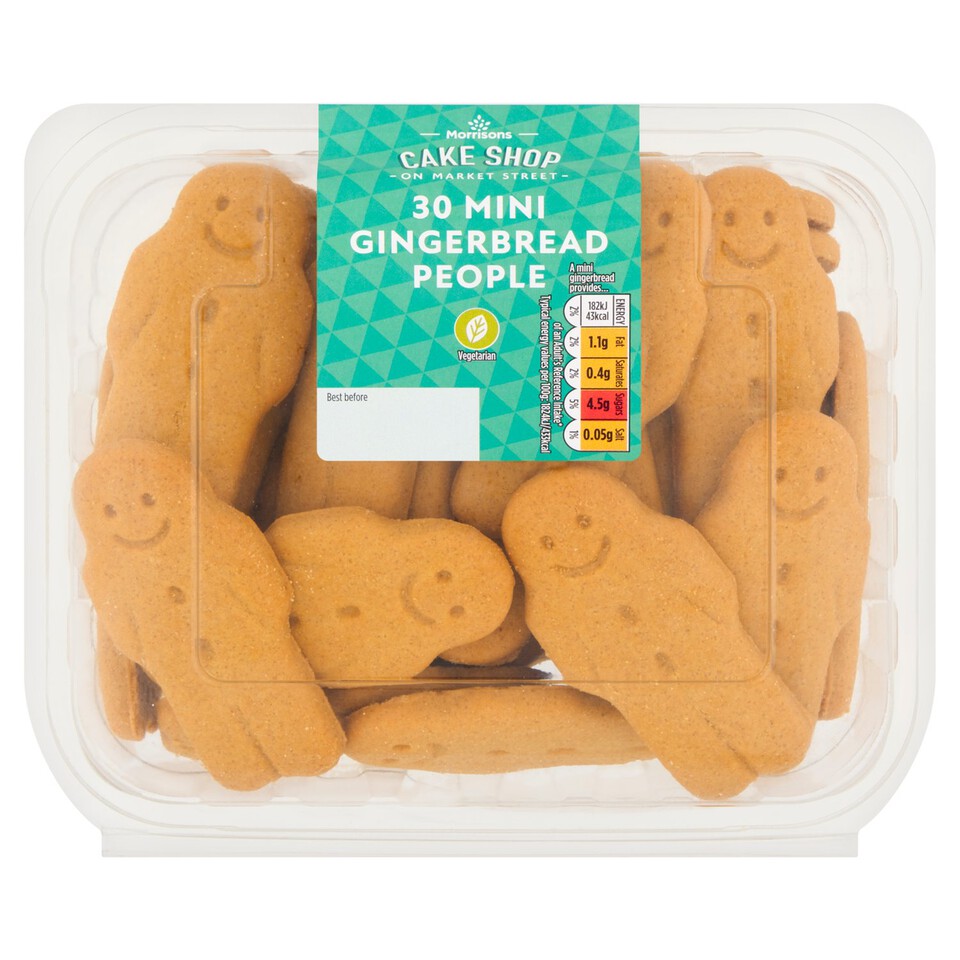 Morrisons Mini Gingerbread People - Morrisons Online Groceries & Offers